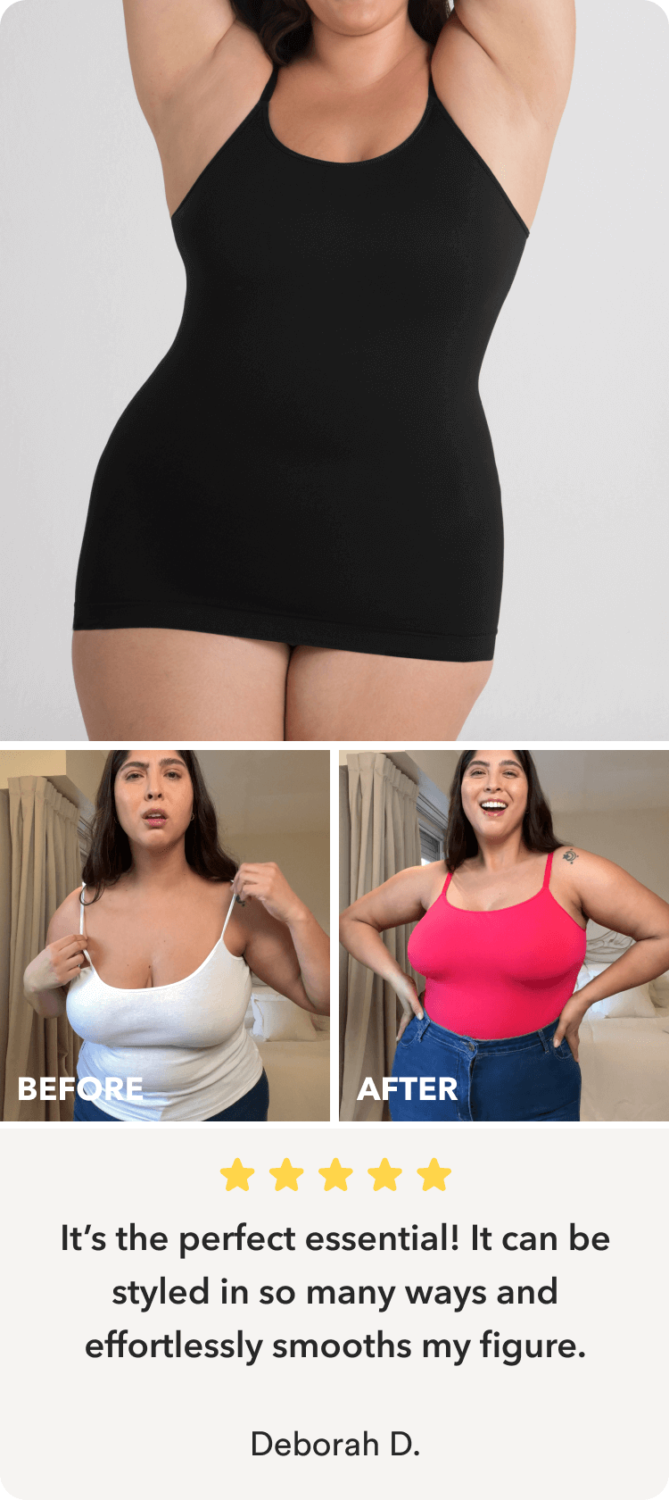 Plus Size Shapewear Before And After